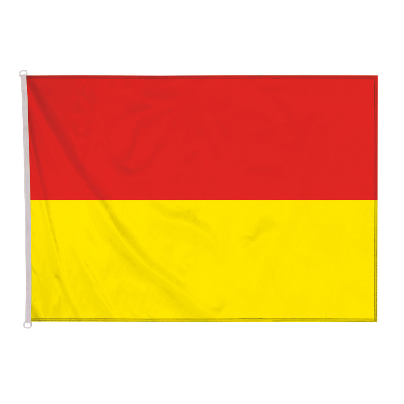 Drapeau de baignade - Rouge et Jaune - Nouvelle réglementation 2022