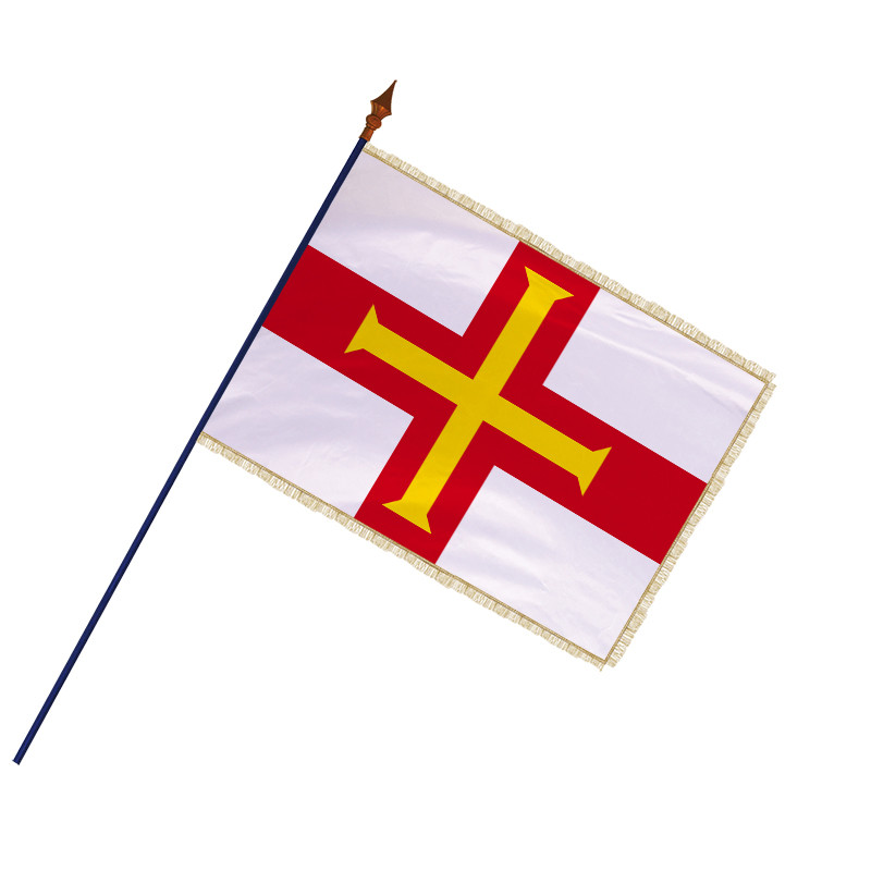 Drapeau Croisades des Chevaliers avec hampe | MACAP