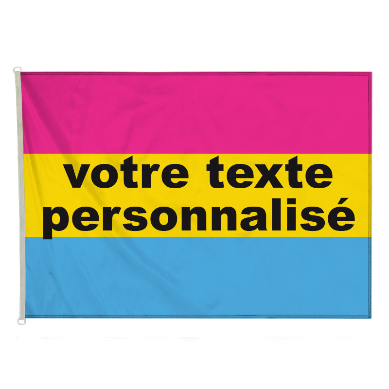 Drapeau LGBT personnalisé : Format 80 x 120 cm | MACAP