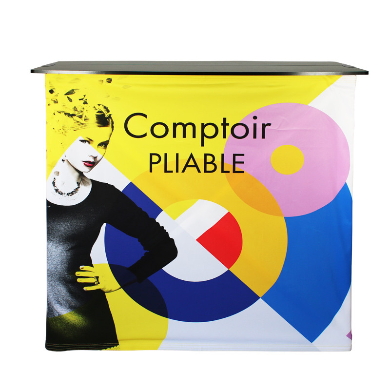 Comptoir stand pliable personnalisé | MACAP