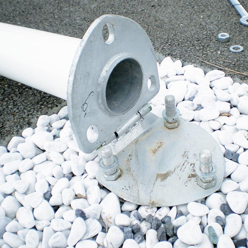 Platine basculante pour mât fibre de verre- Mâts & Accessoires - MACAP