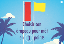 Le drapeau personnalisable, support idéal de votre créativité