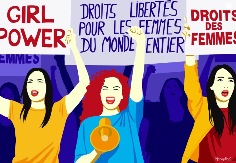 Le 8 mars, c'est la journée internationale des droits de la femme
